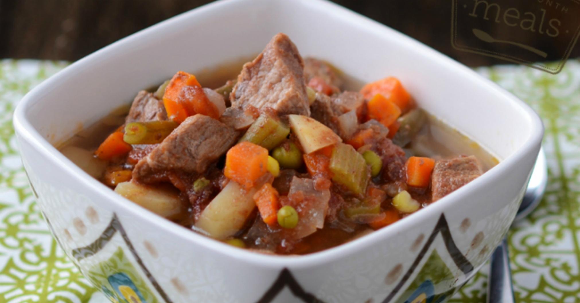 Vegetable Soup - Lunch Version | Once A Month Meals