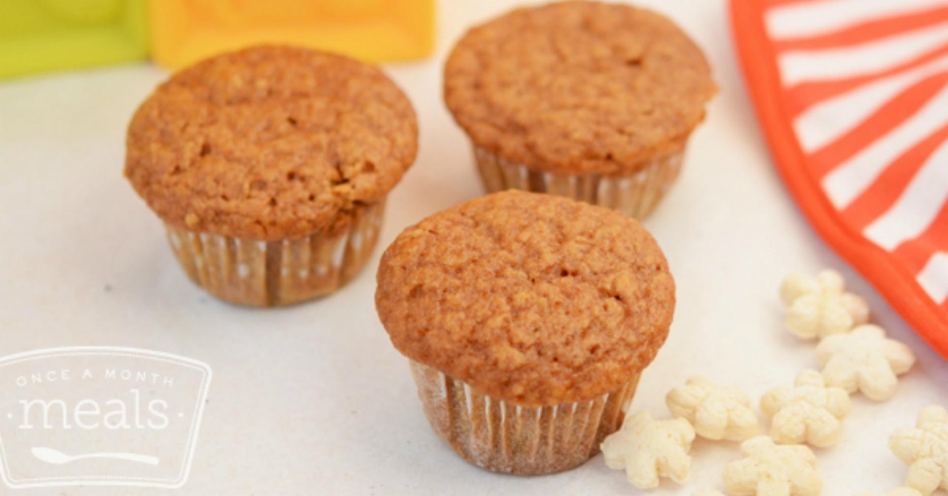 Mini Sweet Potato Muffins | Once A Month Meals