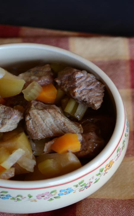Apple Cider Beef Stew - Dump and Go Dinner | Once A Month Meals