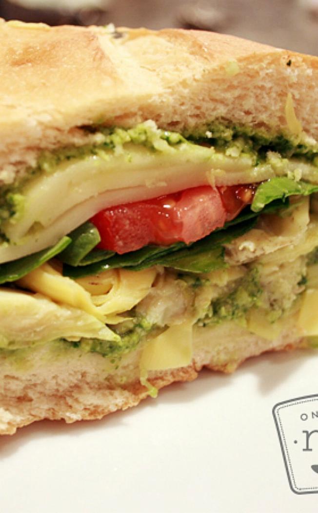 Tomato Basil Prosciutto Panini - Lunch Version | Once A Month Meals