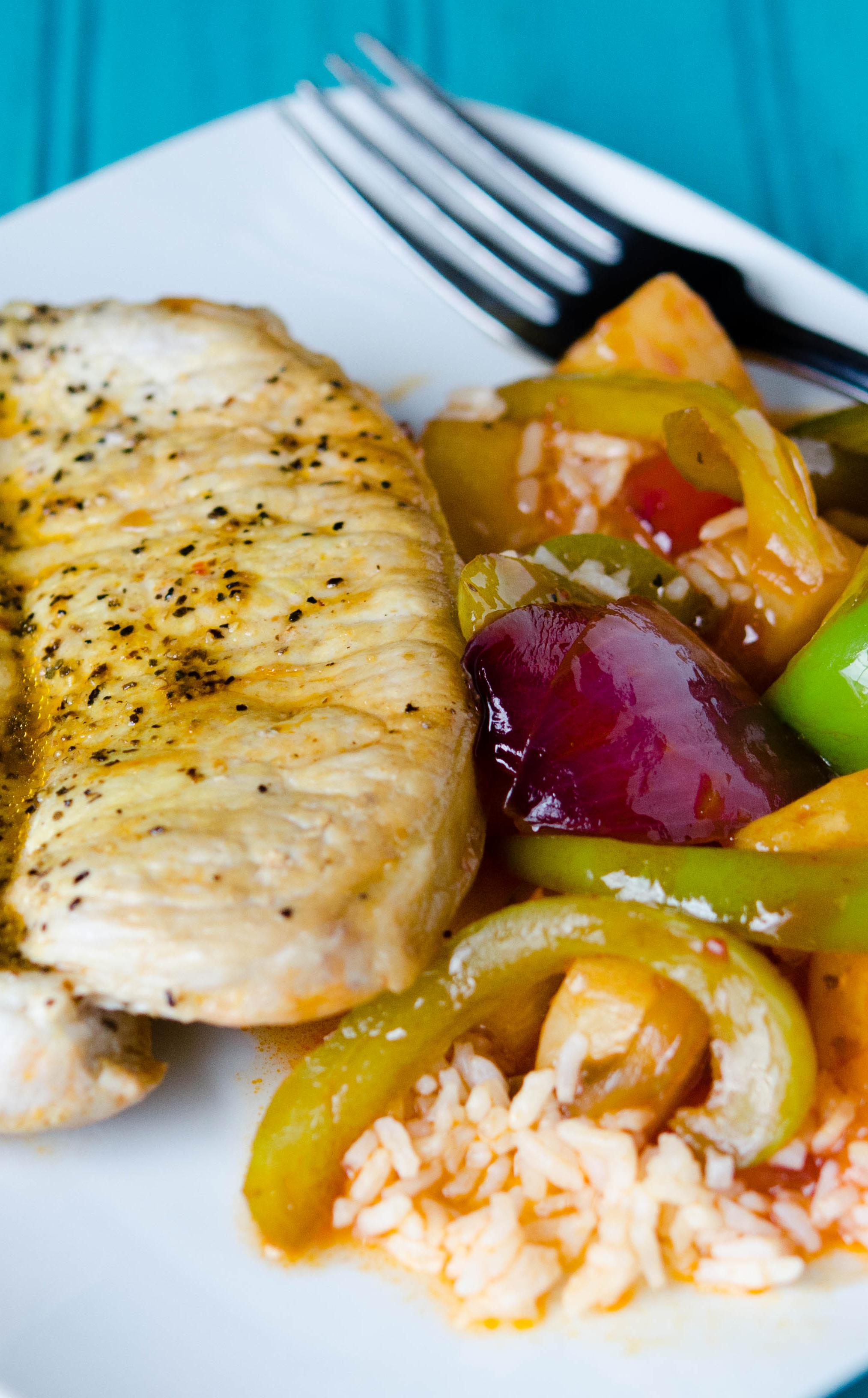 Aloha Pork Chops - Dump and Go Dinner | Once A Month Meals