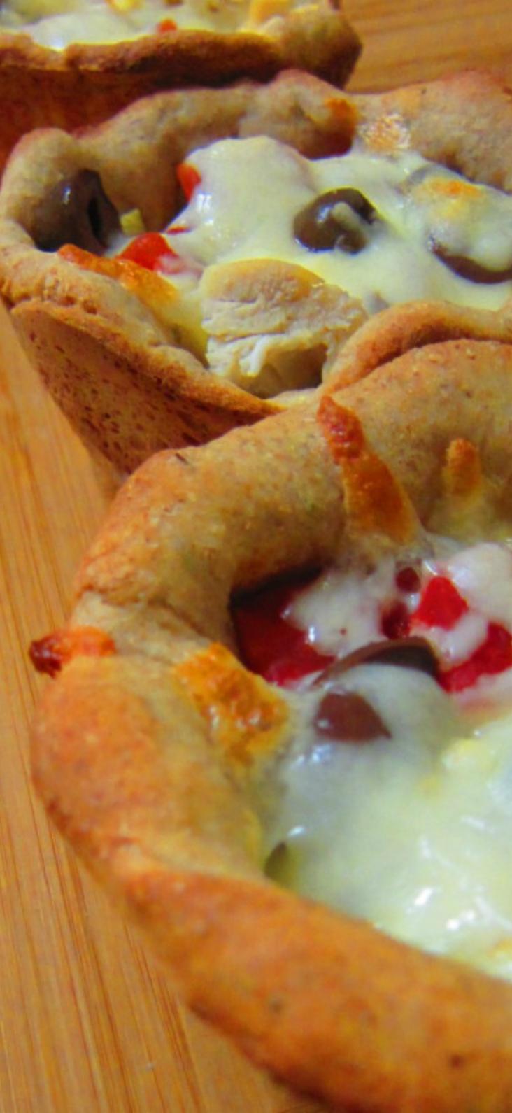 Mini Deep Dish Pizza - Lunch Version | Once A Month Meals