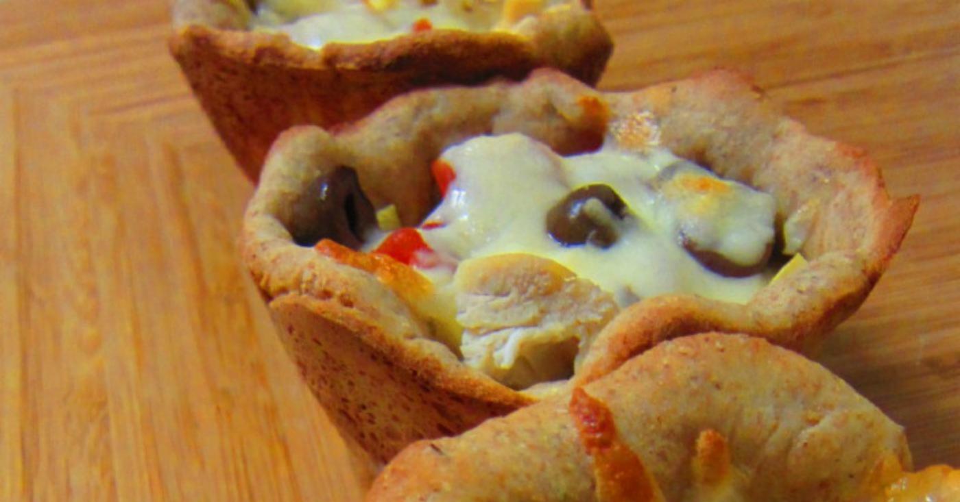 Mini Deep Dish Pizza - Lunch Version | Once A Month Meals