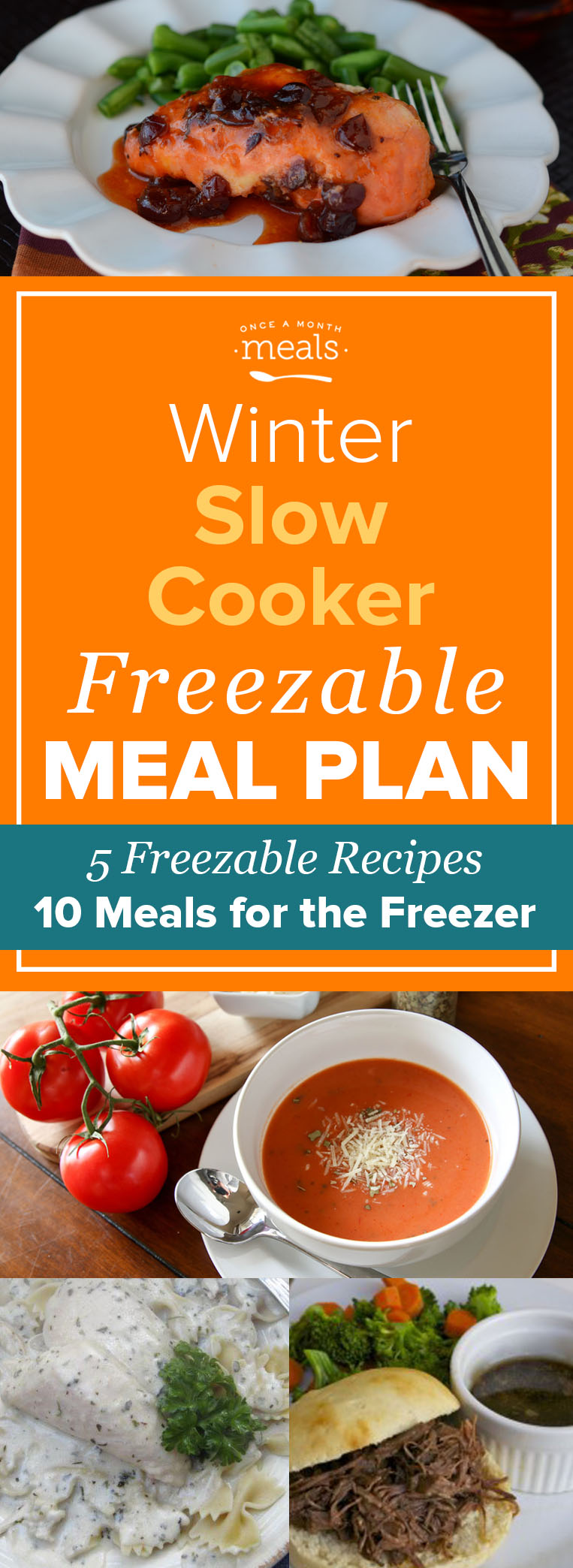Winter Slow Cooker Mini Freezer Meal Plan Vol. 3 | Once A Month Meals
