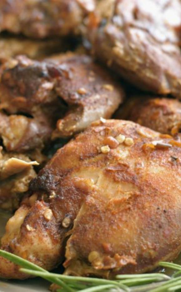 Nutmeg Nanny Honey Glazed Chicken Thighs - Dump and Go Dinner | Once A ...
