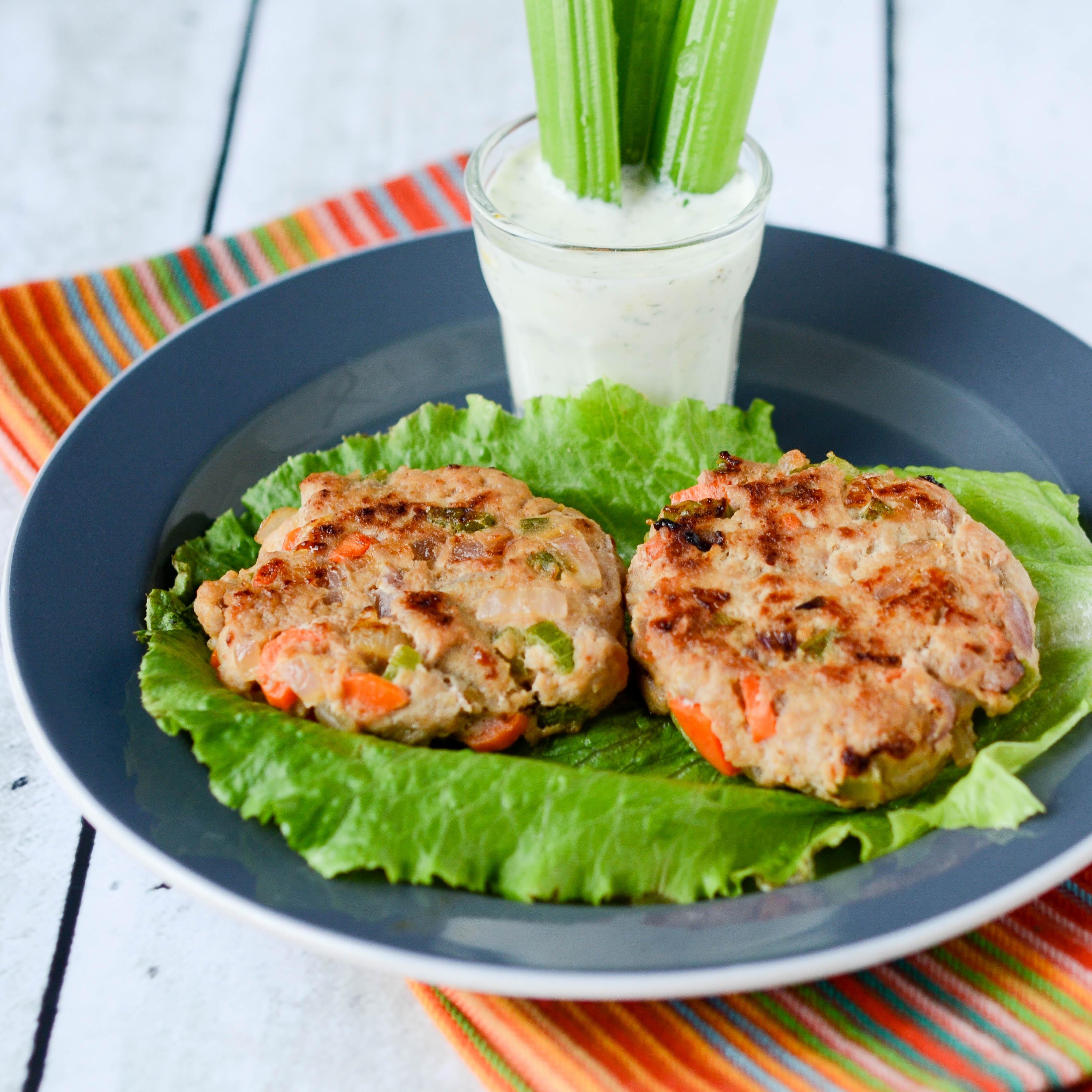 Buffalo Chicken Sliders with Celery Salad - Lunch Version | Once A ...