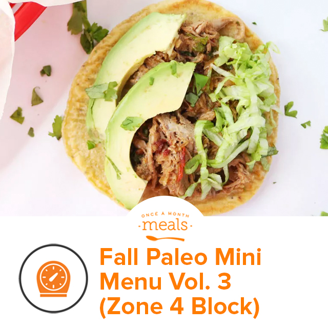 Fall Paleo Mini Freezer Meal Plan Vol. 2 (Zone 4 Block) | Once A Month ...