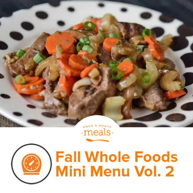 Fall Real Food Mini Freezer Meal Plan Vol. 5 | Once A Month Meals