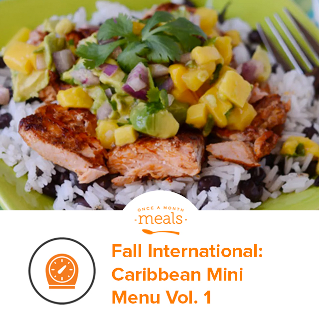 Fall International: Caribbean Mini Freezer Meal Plan Vol. 1 | Once A ...