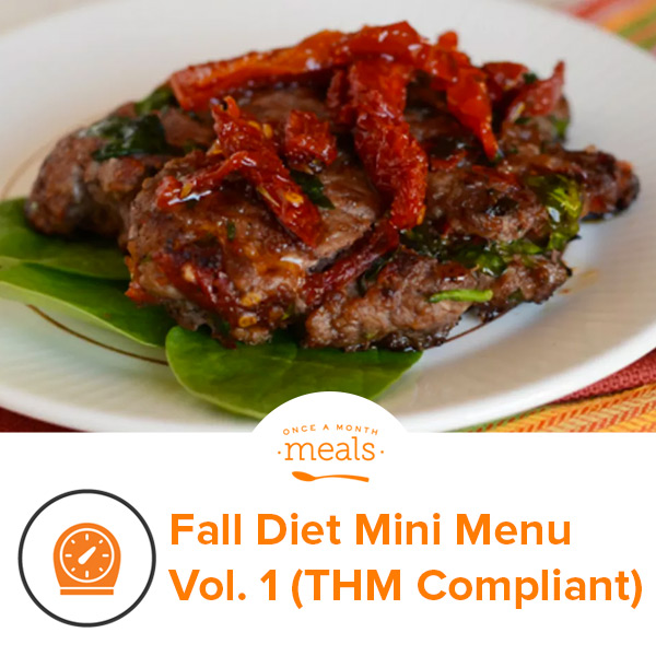 Fall Diet Mini Freezer Meal Plan Vol. 1 (THM Compliant) | Once A Month ...