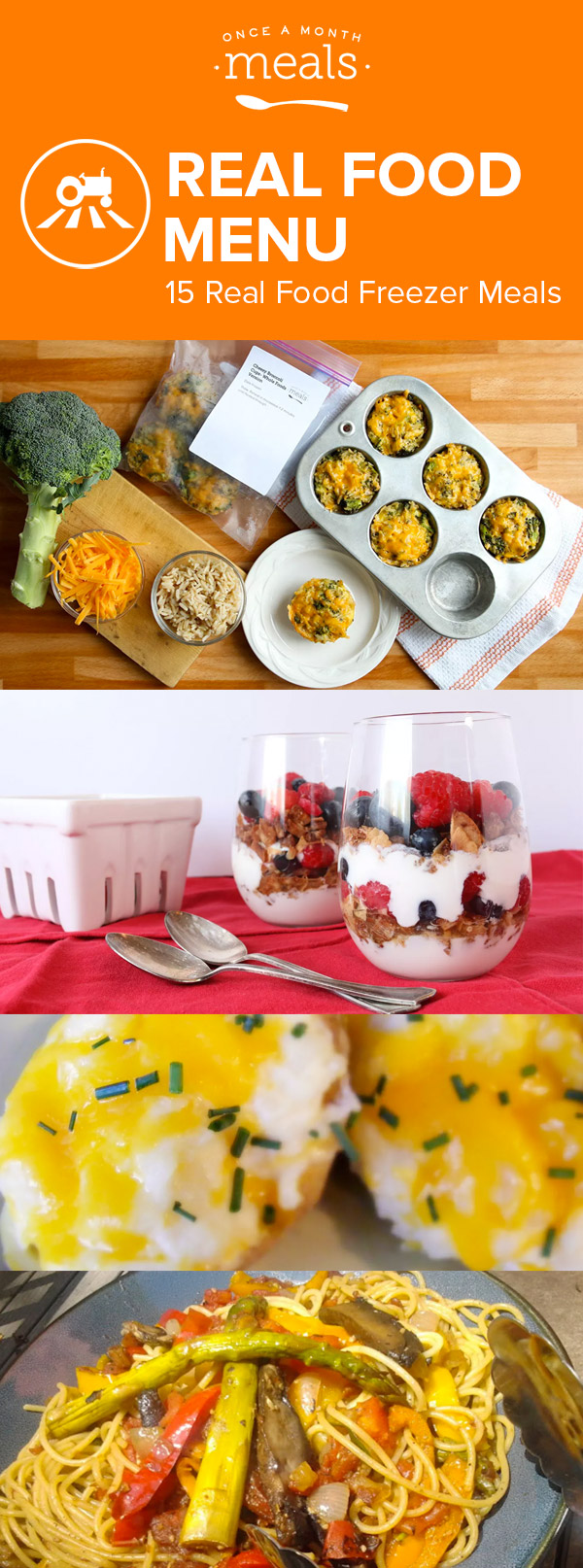 Summer Real Food Monthly Freezer Meal Plan Vol. 18 | Once A Month Meals