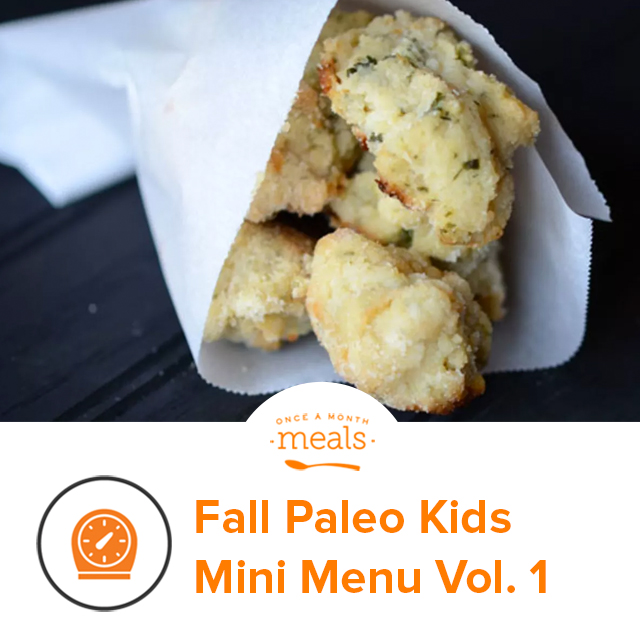 Fall Paleo Kids Mini Freezer Meal Plan Vol. 1 | Once A Month Meals