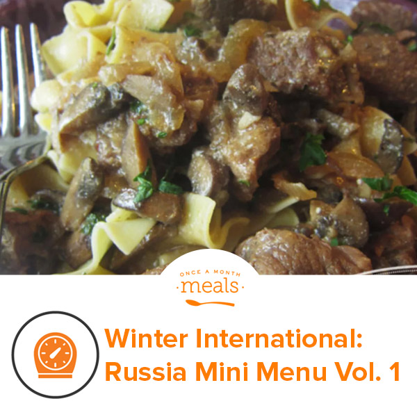 Winter International: Russia Mini Freezer Meal Plan Vol. 1 | Once A ...