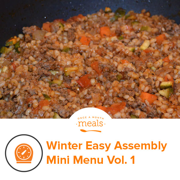 Winter Dump and Go Mini Freezer Meal Plan Vol. 1 | Once A Month Meals