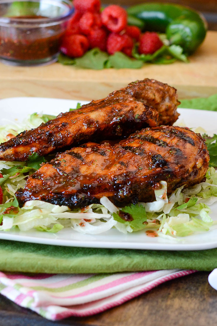 Grilled Raspberry Jalapeno Chicken - Dump and Go Dinner | Once A Month ...
