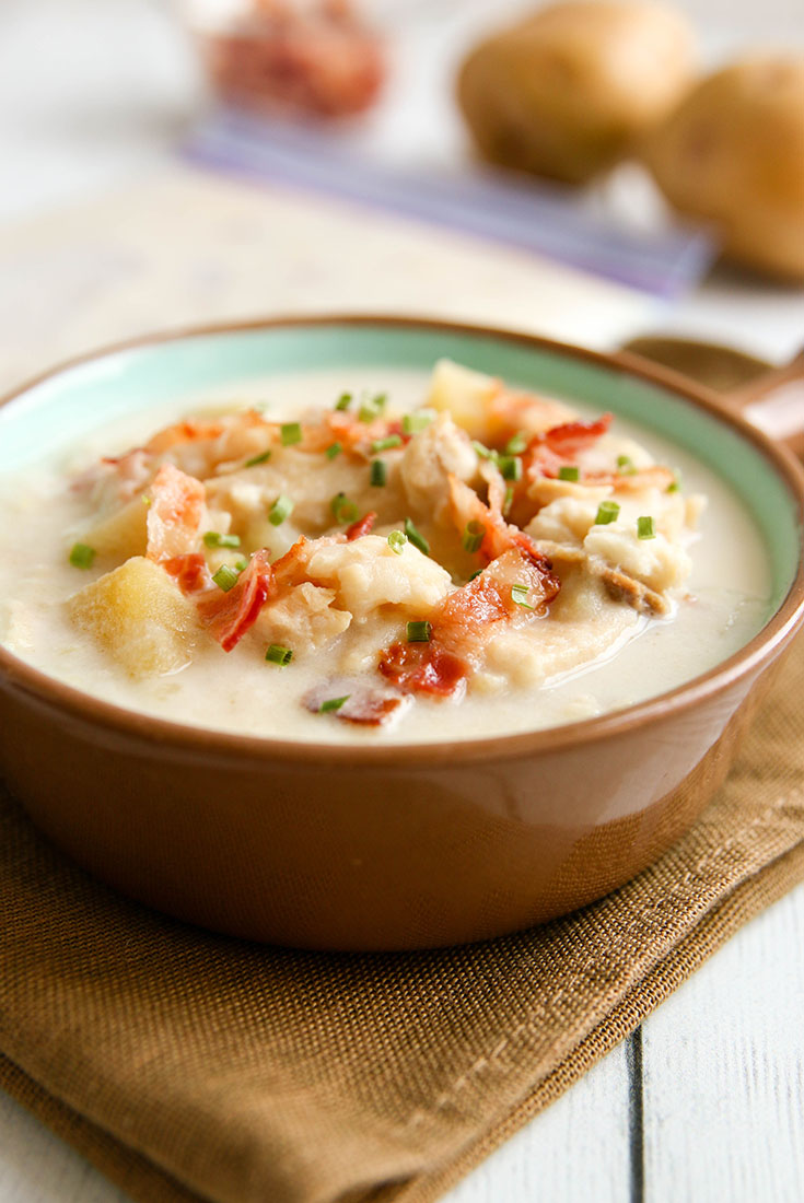 Instant Pot Fish and Potato Chowder - Dump and Go Dinner | Once A Month ...