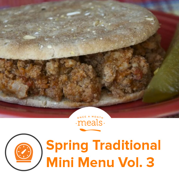 Spring Traditional Mini Freezer Meal Plan Vol. 3 | Once A Month Meals