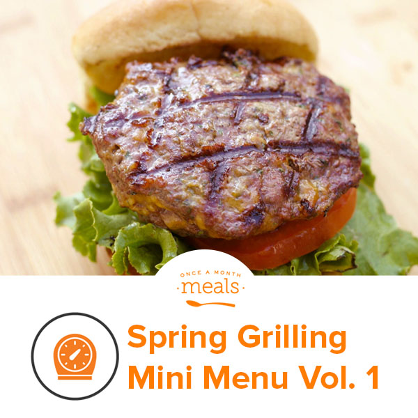 Spring Grilling Mini Freezer Meal Plan Vol. 1 | Once A Month Meals