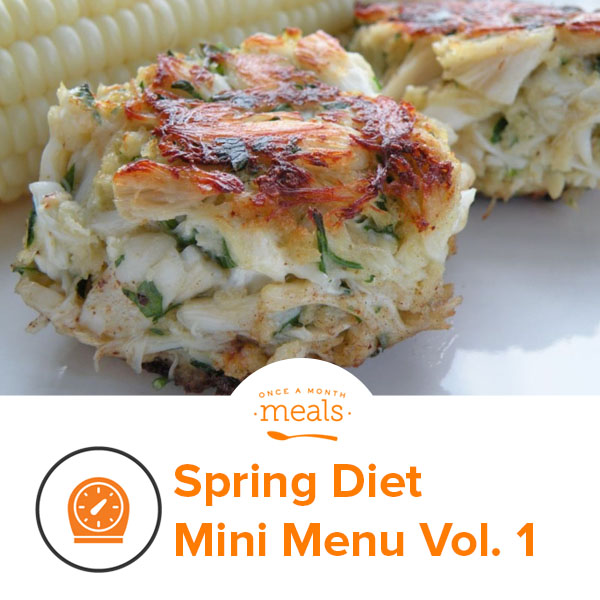 Spring Diet Mini Freezer Meal Plan Vol. 1 | Once A Month Meals