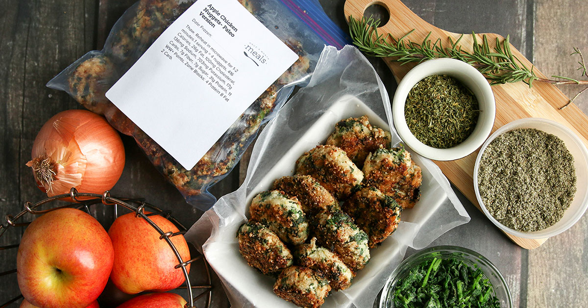 Apple Chicken Nuggets | Once A Month Meals