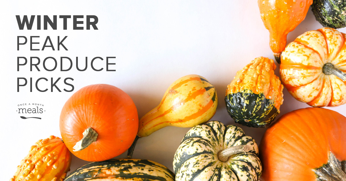 Winter Peak Produce - Once a Month Meals
