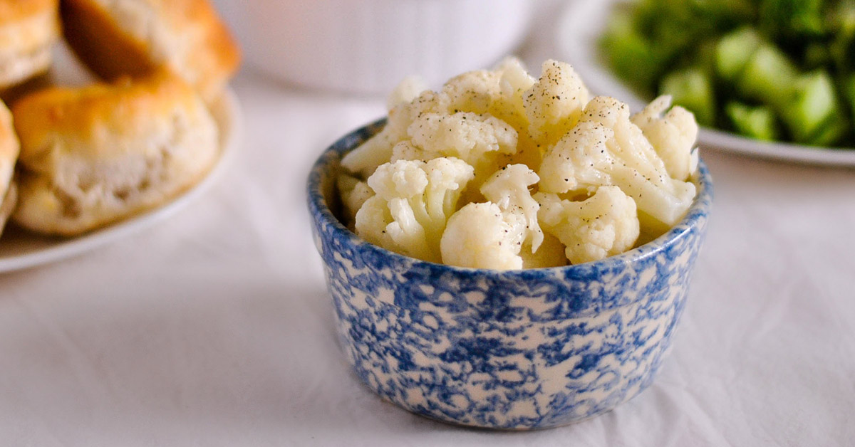 Simple Side: Cauliflower | Once A Month Meals
