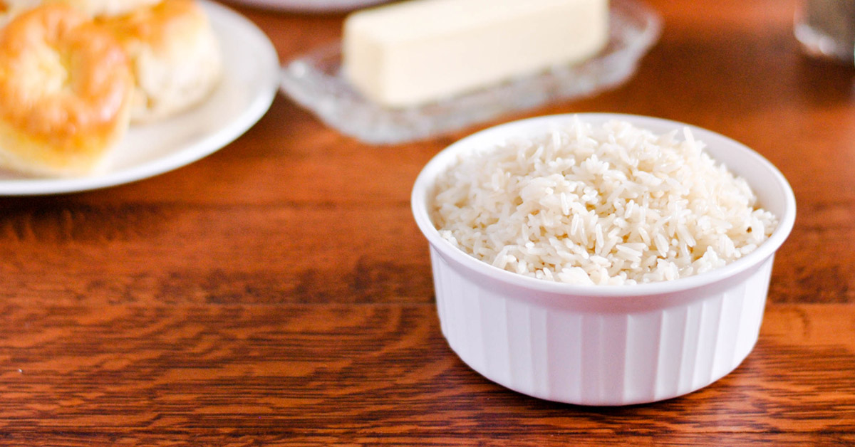 Simple Side: White Rice | Once A Month Meals