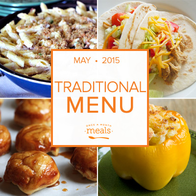 Spring Traditional Monthly Freezer Meal Plan Vol. 20 | Once A Month Meals