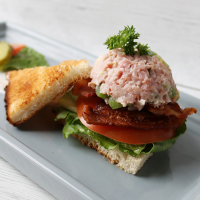 Fancy Ham Salad BLT Sandwich - Lunch Version | Once A Month Meals