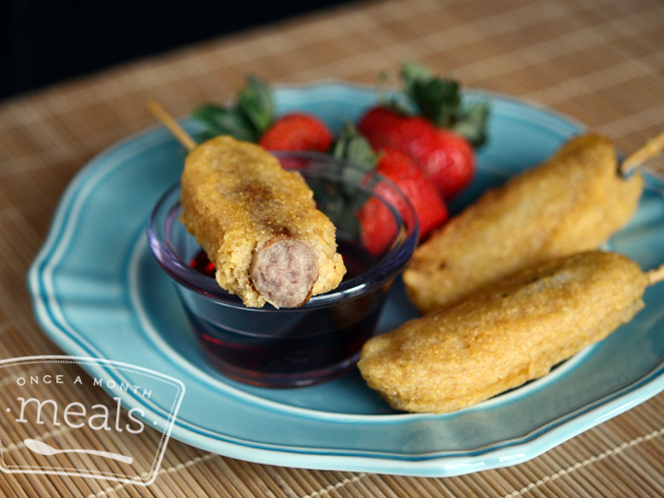 Copycat Jimmy Dean Sausage and Pancake (GFDF version) | Once A Month Meals