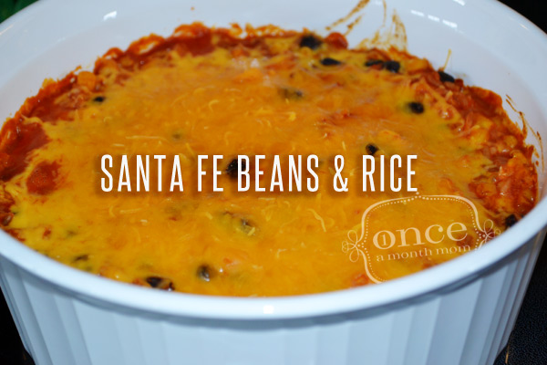 Copycat Smart Ones Santa Fe Beans and Rice | Once A Month Meals