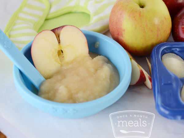 Pure and Simple Apple Puree | Once A Month Meals