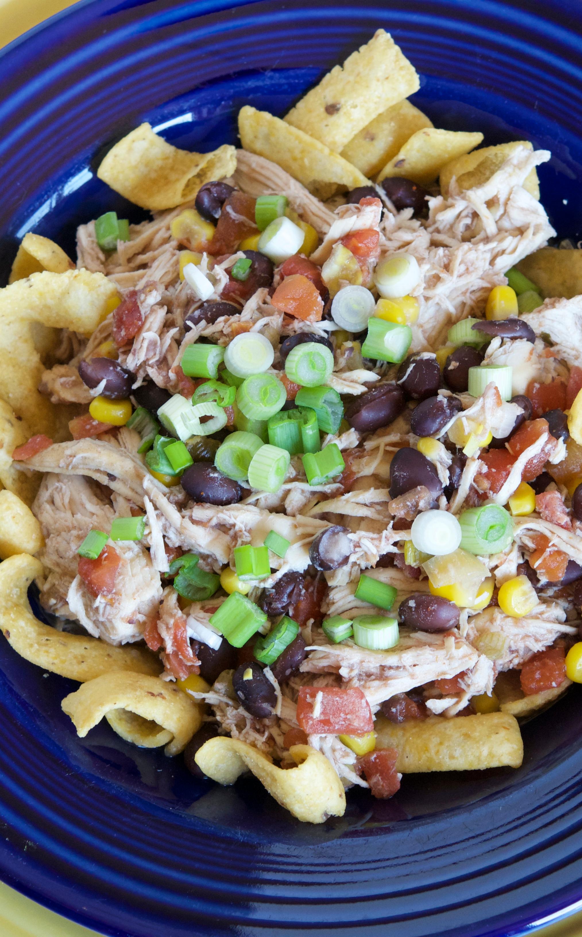 Slow Cooker Santa Fe Chicken - Ready to Eat Dinner | Once A Month Meals