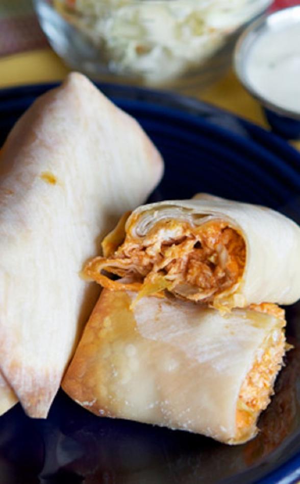 Buffalo Chicken Rolls- Dinner Freezer Meal Recipe | Once A Month Meals