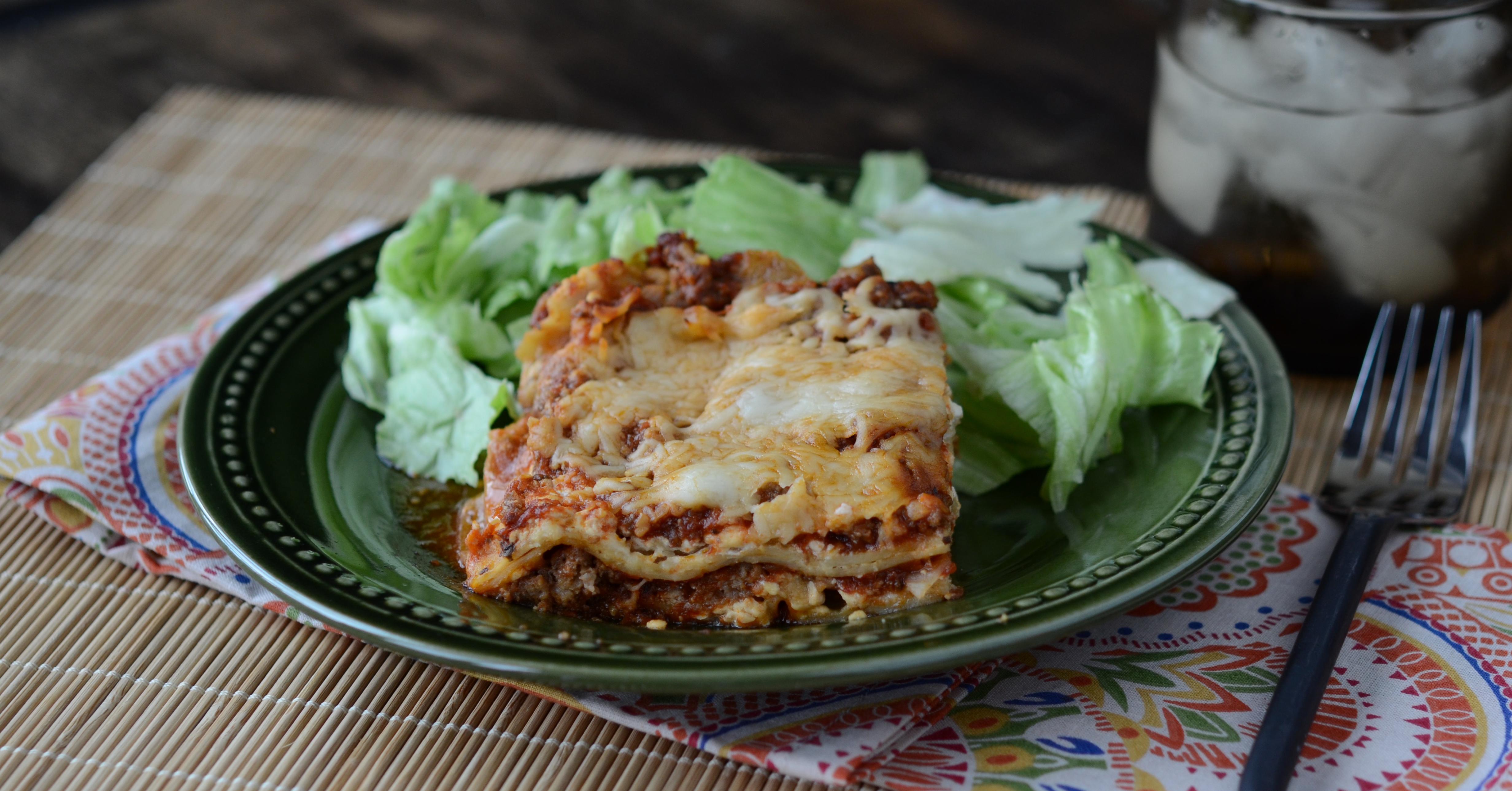 Instant Pot Lasagna - Lunch | Once A Month Meals