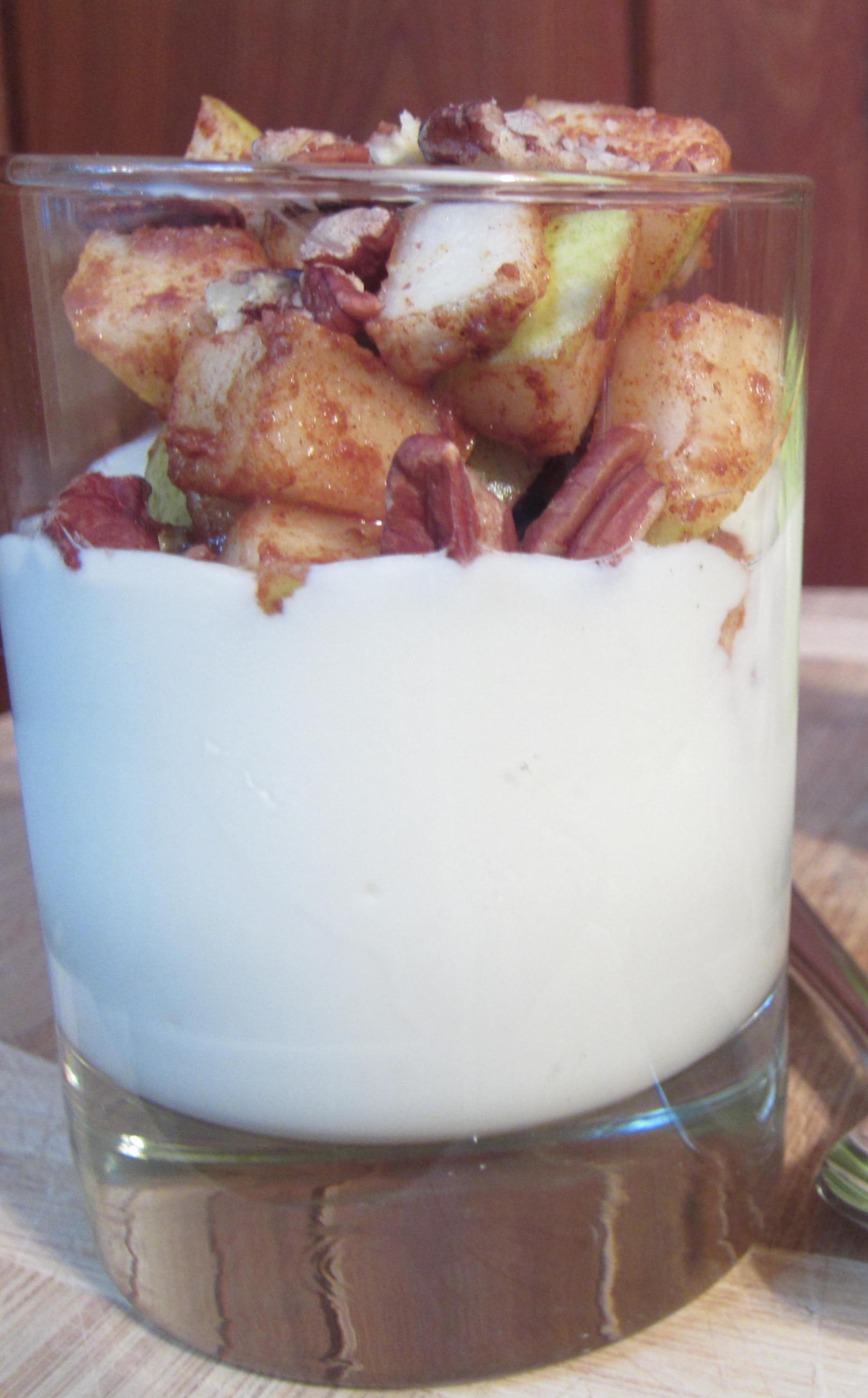 Ginger Yogurt Parfaits with Cinnamon Pears - Real Foods Version | Once ...