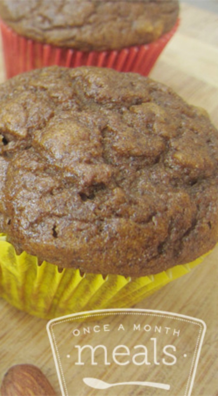 Hearty Pumpkin Apple Muffins | Once A Month Meals