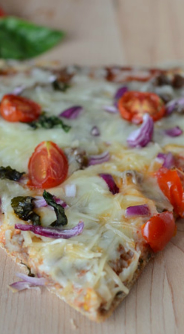 Tomato Beef Pizza | Once A Month Meals