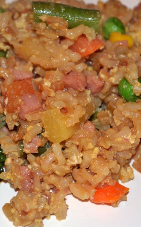 Ham and Pineapple Fried Rice | Once A Month Meals