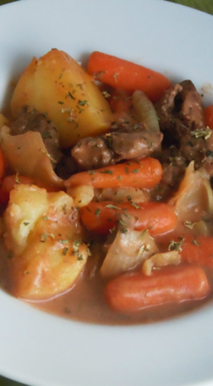 Oven Baked Stew - Dump and Go Dinner | Once A Month Meals