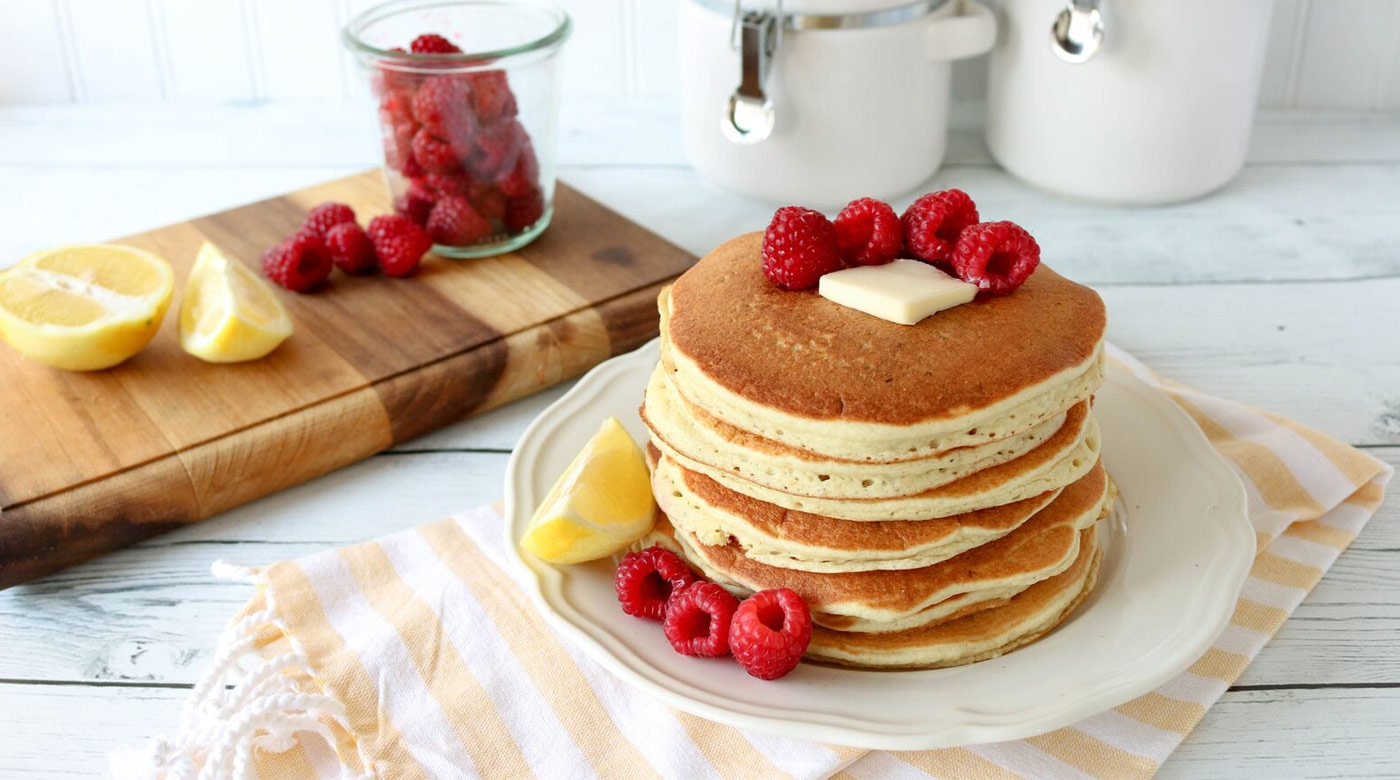 Raspberry Lemon Pancakes | Once A Month Meals