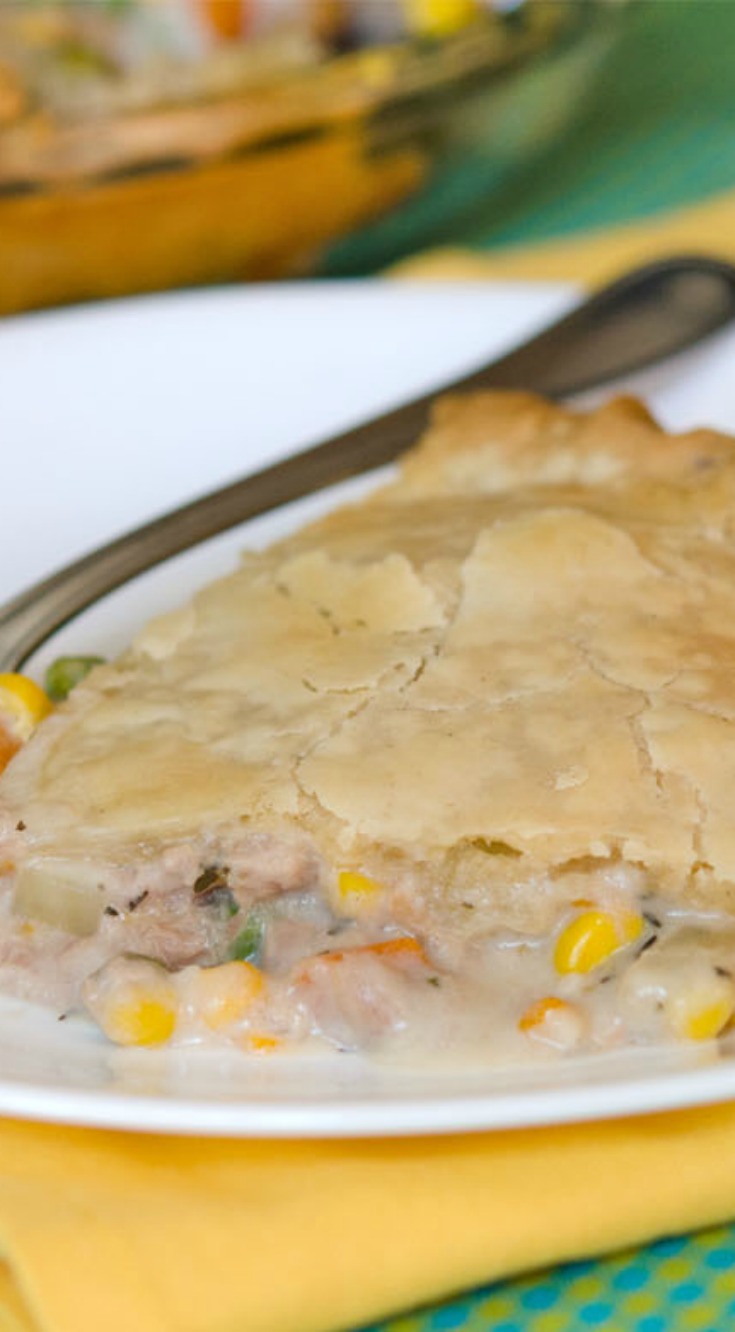 Tuna Pot Pie - Dump and Go Dinner | Once A Month Meals