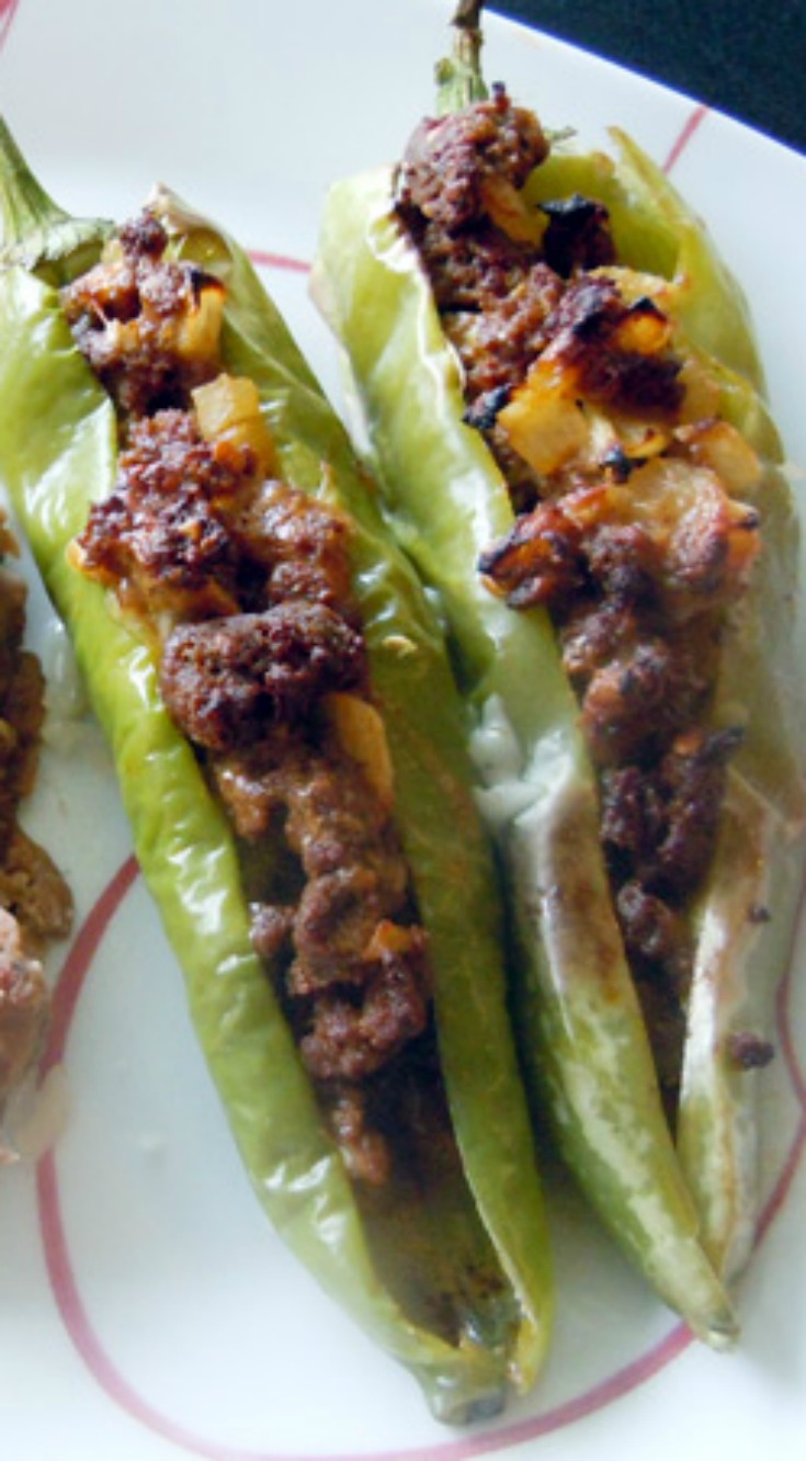 Chorizo Stuffed Hatch Chiles | Once A Month Meals