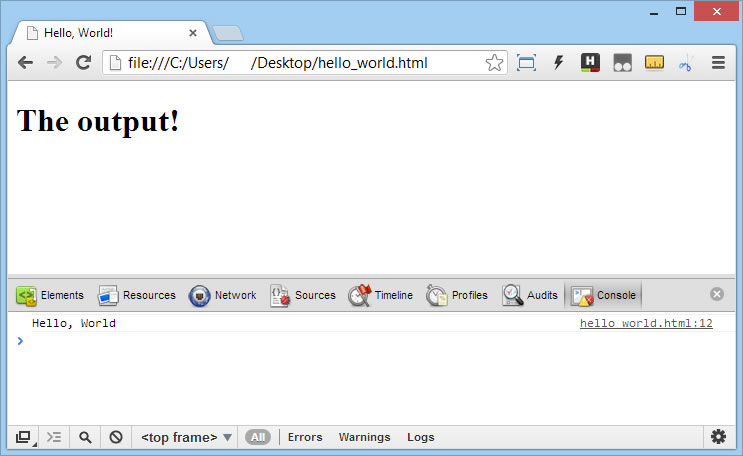 Simple Javascript Debugging With Chromes Console · James Hibbard