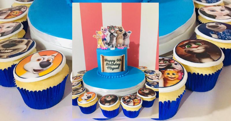 Talking Tom Featured Cake, A Customize Featured cake