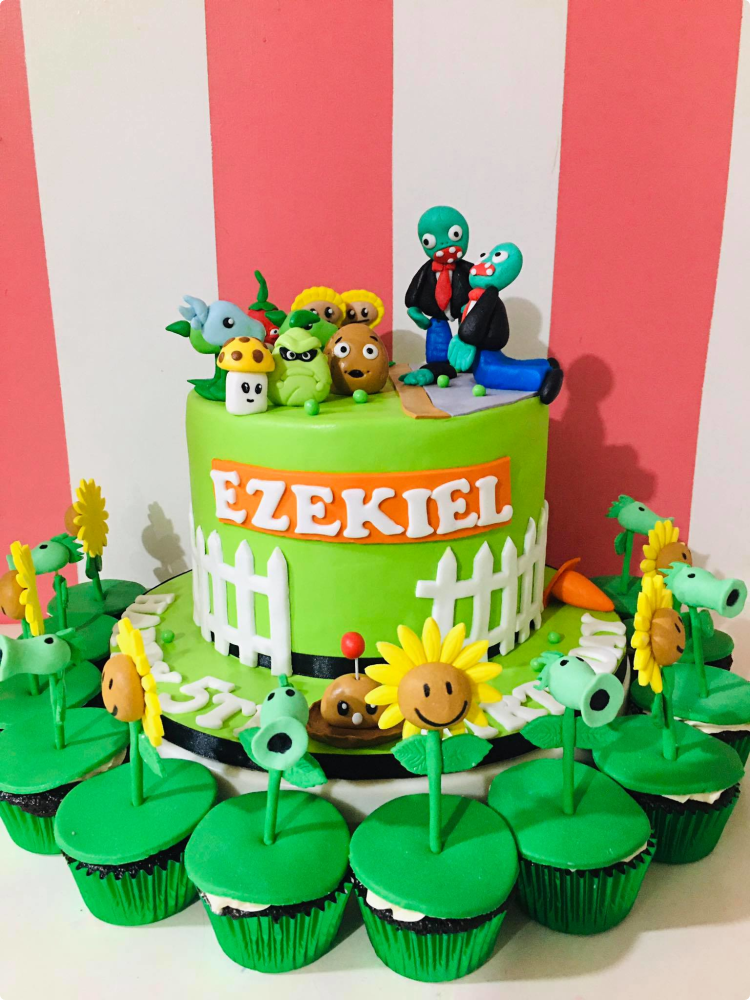 Plants Vs Zombies Cake Plants Vs Zombies Cake Zombie Cake Plants
