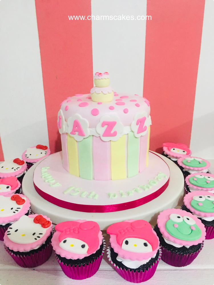 Hello Kitty Custom Cake for | Handmade Fondant Cake by Charm's Cakes