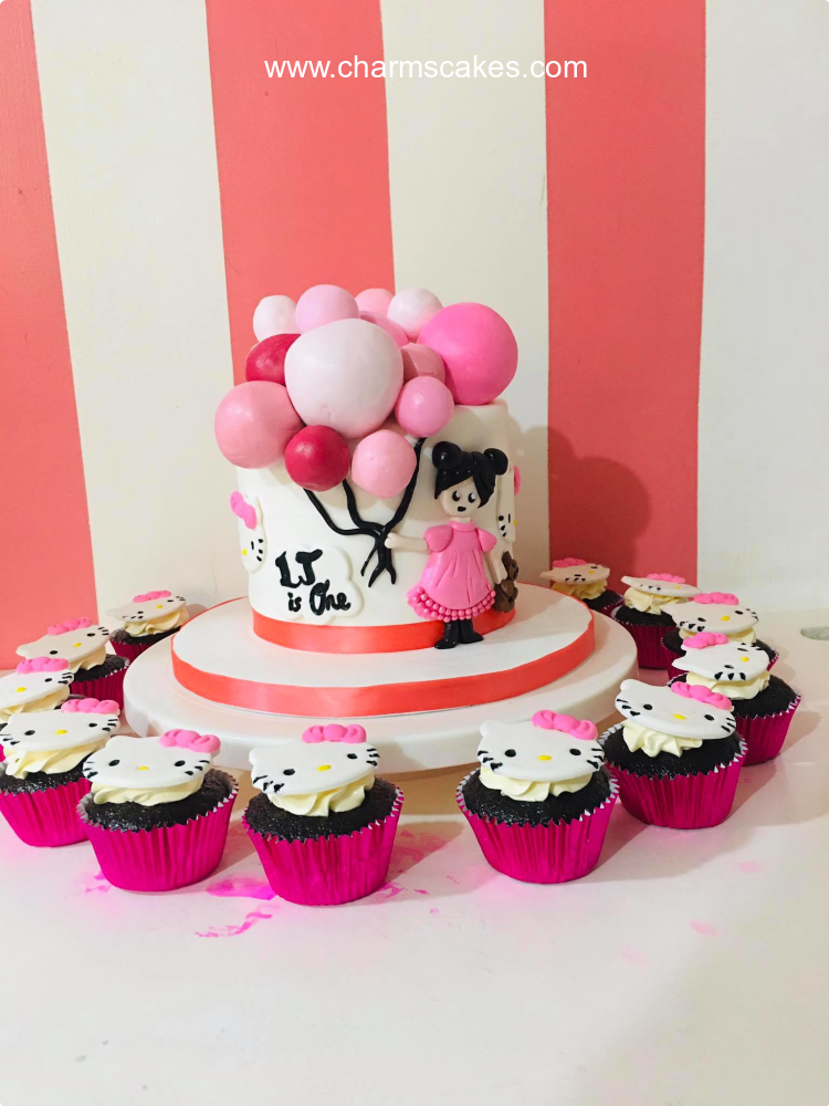 LJ's Hello Kitty Cake, A Customize Hello Kitty cake