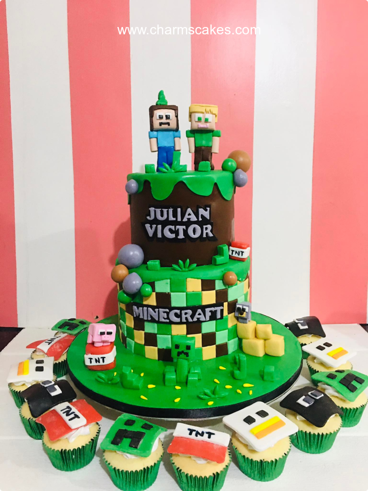 Minecraft Cake, A Customize Minecraft cake