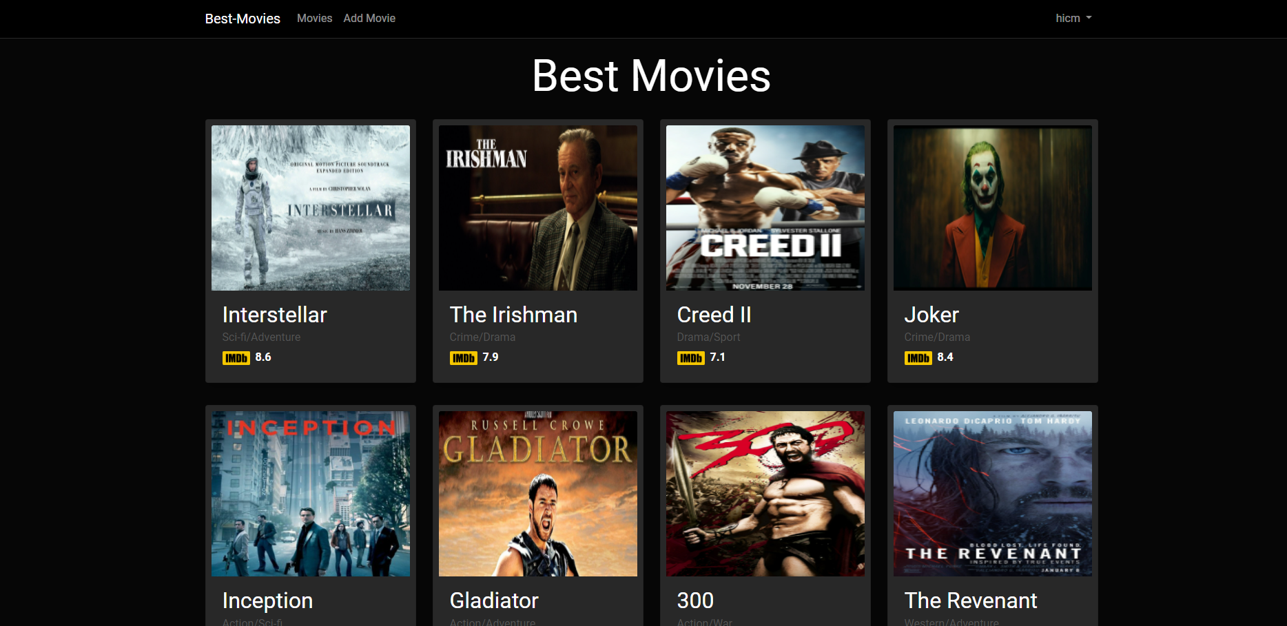 GitHub - hicmtrex/Laravel-BestMovies: best movis full stack web app